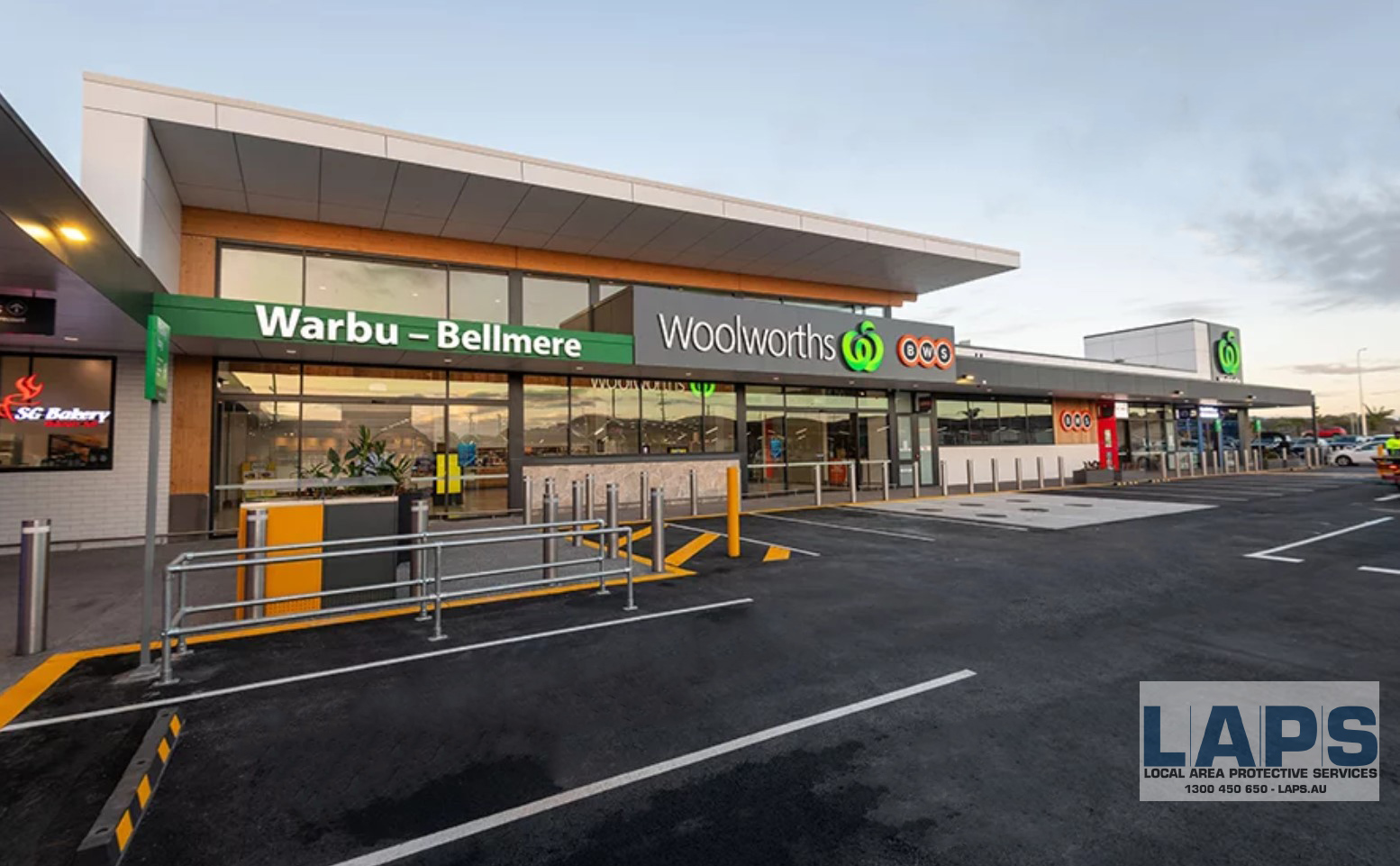 LAPS Vogue Impact Security Bollards to Secure Woolworths - Direct to ...